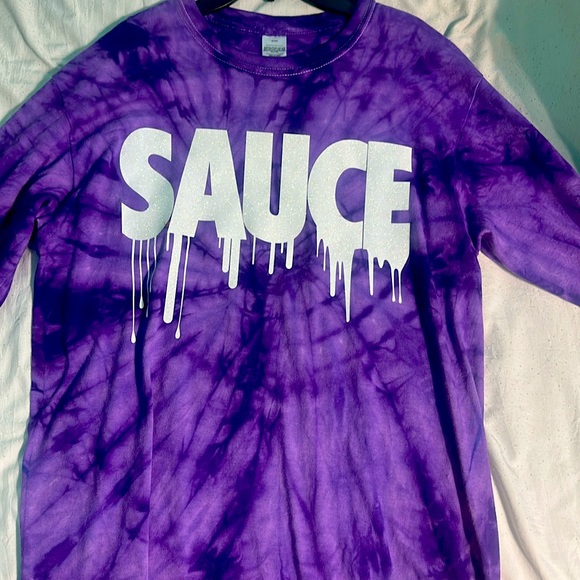 Sauce Avenue | Tops | Imagine A Cool Purple Shirt That Pops With Crisp ...